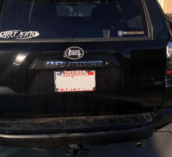 Aluminum 5th Gen 4Runner TEQ Front and Rear Badges – BH3D Printing